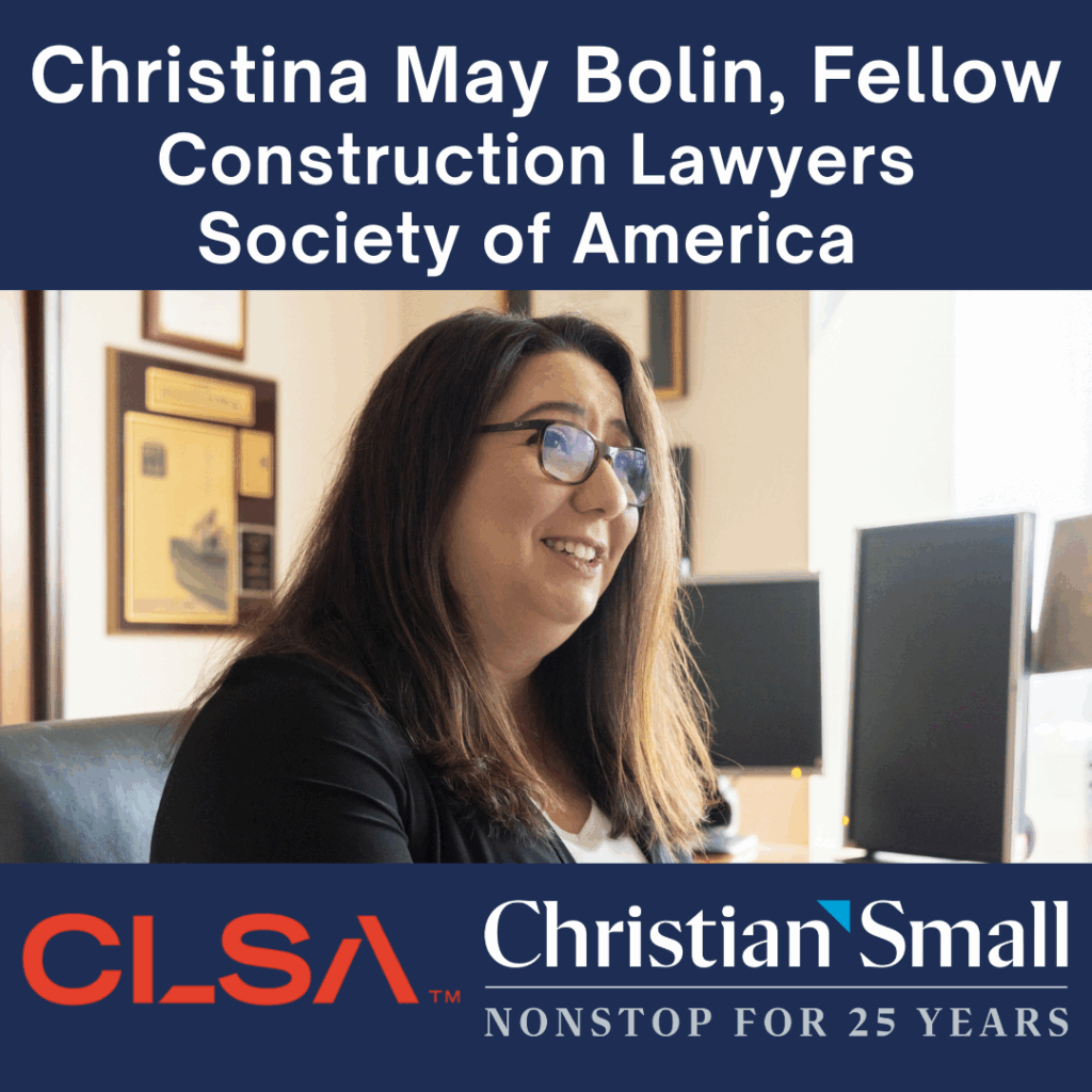Christina May Bolin Invited to become a Fellow with the Construction ...